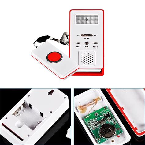 Buy Wireless Dialer Alarm System Calling Led Indicator Emergency With Panic Button Online At