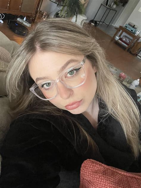 Do I Pull Off These Clear Frames Theyre A Little Large But Dont Touch My Cheeks And Went