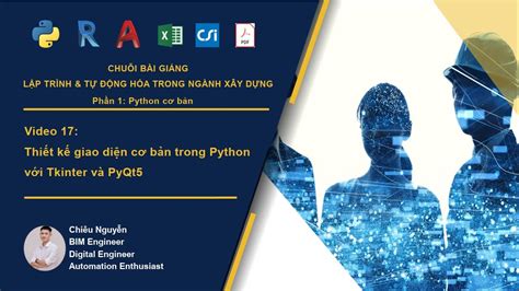 Video Thiết kế giao diện cơ bản trong Python với Tkinter và PyQt YouTube