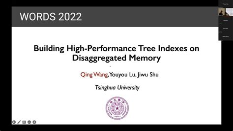 Words 22 Building High Performance Tree Indexes On Disaggregated