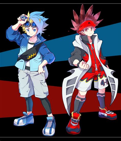 Kazami Bird Kurosu Ekusu Beyblade X Blue Footwear Red Footwear