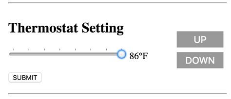 Javascript Update My Html5 Slider With Updown Buttons Stack Overflow