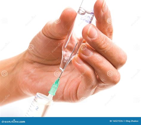 Introduction Of Intravenous Injection Royalty Free Stock Image Image 16527226