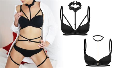 Bra Choker And Thigh Straps Groupon