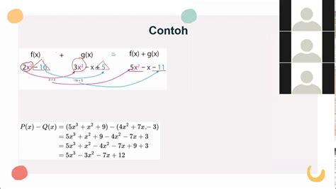 Metode Horner Kino Pembagian Polinomial Dengan Suku Banyak Berderajat Tiga Pangkat Tiga Youtube