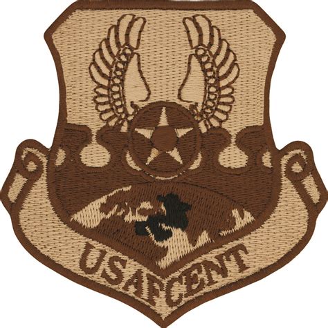 Air Force Central Afcent Desert Patch With Fastener
