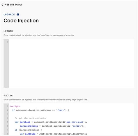 Connecting Squarespace