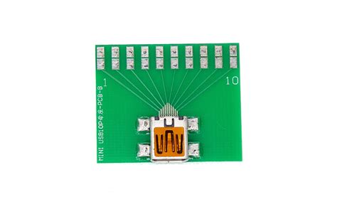 Breakout Board For USB Mini B Tempero Systems Shopping