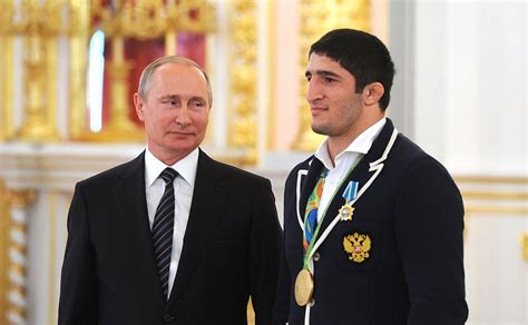 Presenting Awards To Gold Medal Winners Of 2016 Olympics • President Of