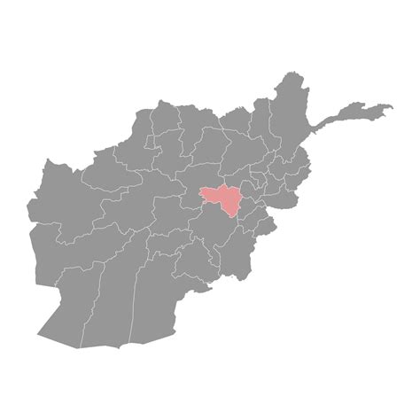 Maidan Wardak Province Map Administrative Division Of Afghanistan