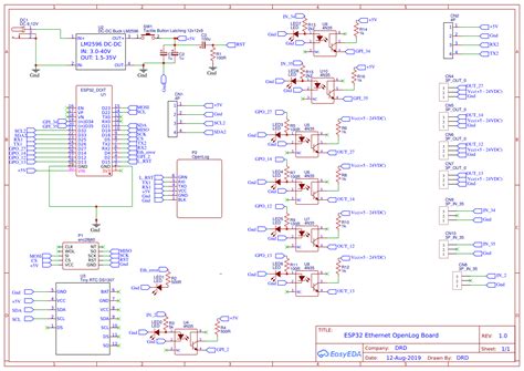 ESP32 Eth OpenLog EasyEDA Open Source Hardware Lab