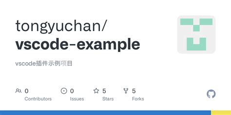 Github Tongyuchan Vscode Example Vscode