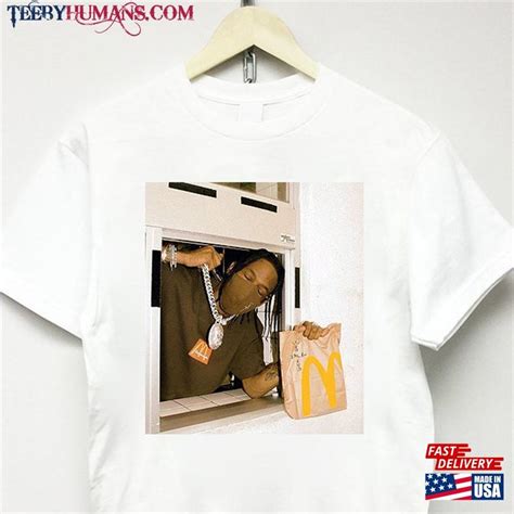 Travis Scott T Shirt Drive Thru Look Mom I Can Fly Vintage Concert Tour