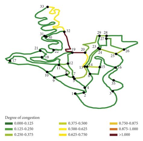 The Maximum Congestion Of The Road Network For The Scenario Of Egress