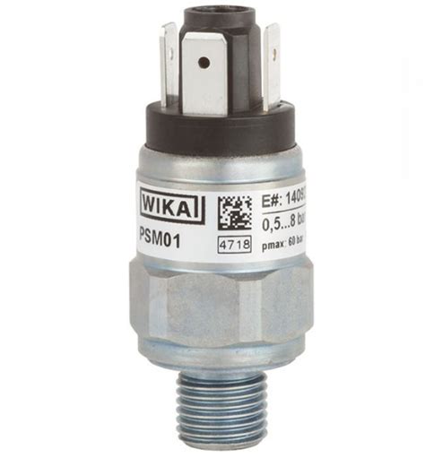83144600 Wika Wika Psm01 Series Pressure Sensor 0 5bar Min 8bar Max Spdt Output Gauge