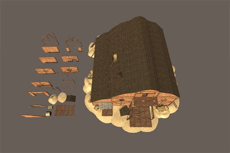 Modular Western Barn 29 Assets