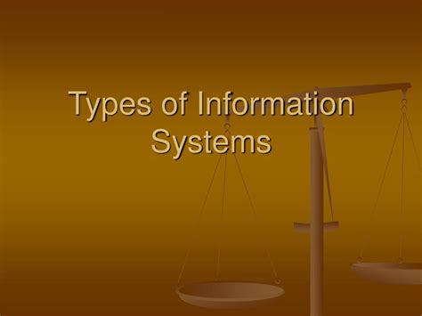 PPT Types Of Information Systems PowerPoint Presentation Free Download ID