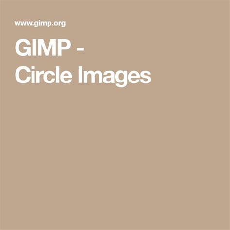 GIMP Circle Images Gimp Circle Tutorial