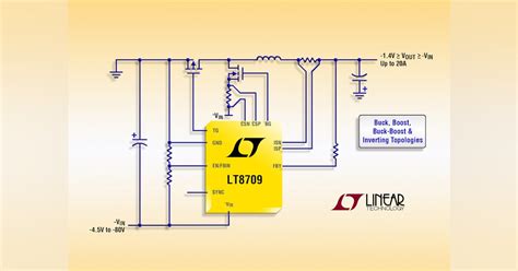 Synchronous Buck Boostinverting Dcdc Controller Handles Negative