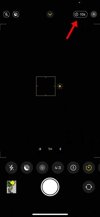 How To Set Timer On Iphones Camera