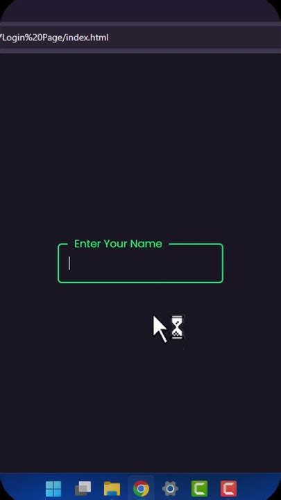 How To Create Float Input Label Using Html And Css Youtube