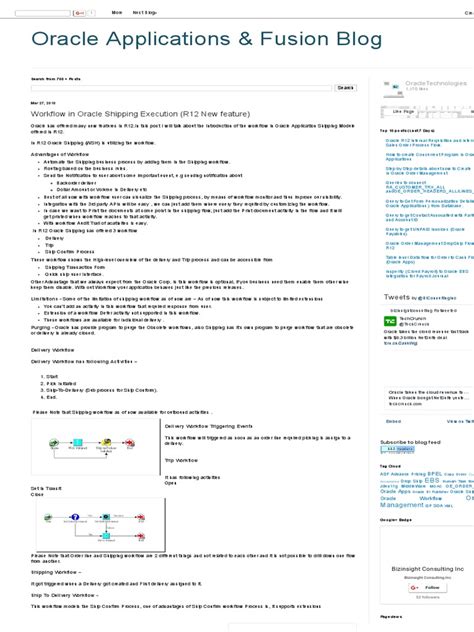 oracle workflow in oracle shipping execution r12 new feature pdf