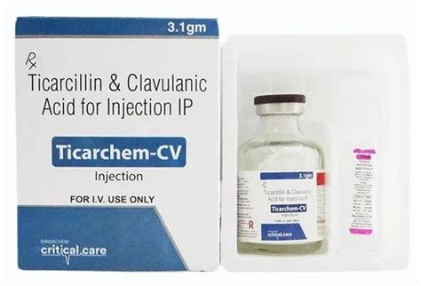 Ticarcillin And Clavulanic Acid Injection At ₹ 880 Vial Timentin In Surat Id 2855064608573