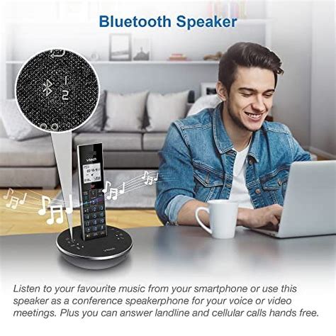 Vtech Ls6381 2 Bluetooth Speaker With Echo Cancellation Noise Reduction Music Streaming Pc
