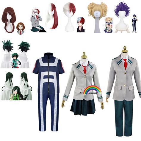My Hero Academia Wig Cosplay URARAKA Izuku Mirko Shoto Tsuyu Katsuki