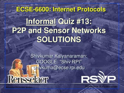 Ppt Ecse 6600 Internet Protocols Powerpoint Presentation Free