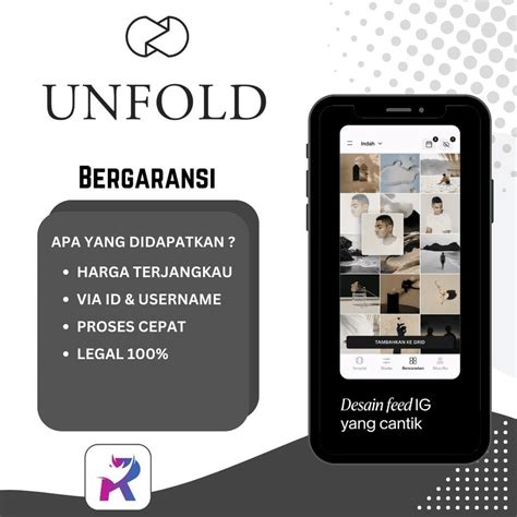 jual software aplikasi unfold premium pro 1 tahun termurah ios