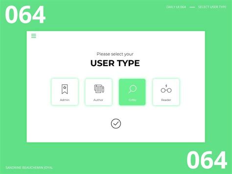Day 64 Select User Type Artofit