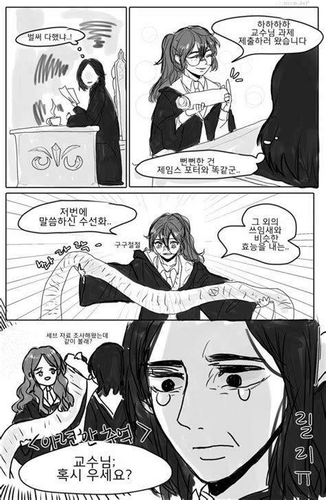 해리포터가 여자애 였다면 웹진 인벤 인벤 해리포터 해리 포터 만화 해리 포터 캐릭터