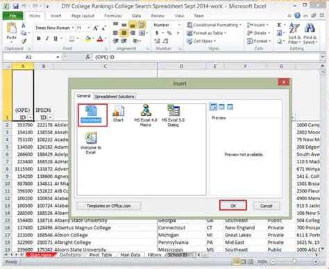 Creating College Lists 101 Copying Data Part 1 Do It Yourself