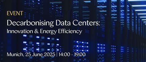 Data Center Decarbonisation Innovation And Energy Efficiency Join Us