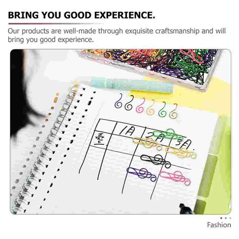 독특한 음악 노트 모양 클립 종이 클립 노트 모양 클립 다채로운 금속 클립 사용 문서 종이 클립 사무실 용품 사무실 바인딩 용품