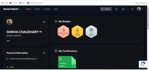 Shikha Chaudhary On Linkedin 🔹 Hacker Profile ⭐⭐⭐⭐⭐ In Java ⭐⭐⭐⭐ In