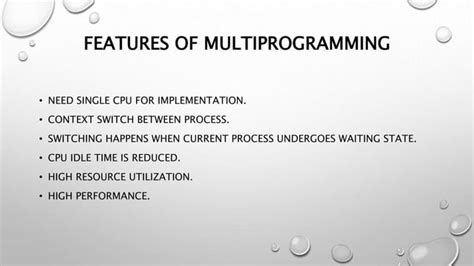 Multiprogramming In Operating Systempptx
