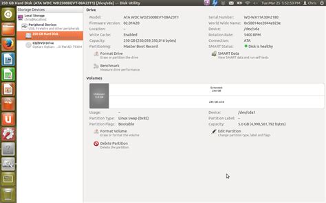 partitioning how to edit partition table in ubuntu 12 04 4 lts ask