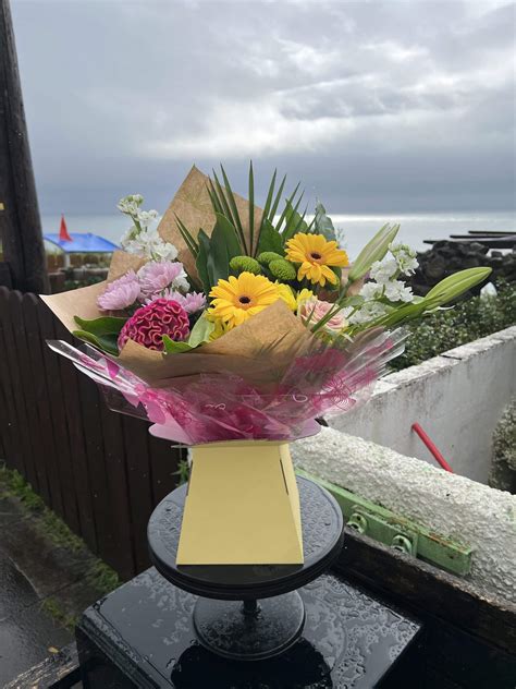 Joyful Bouquet Of Fresh Flowers Belfast Cadies Closet