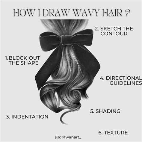 How To Draw Wavy Hair Drawanart