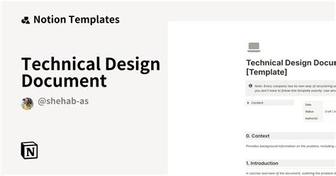 technical design document template by shehab abdel salam notion