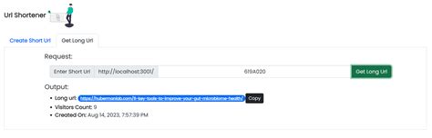 Github Shubhamnikamurl Shortener Url Shortener