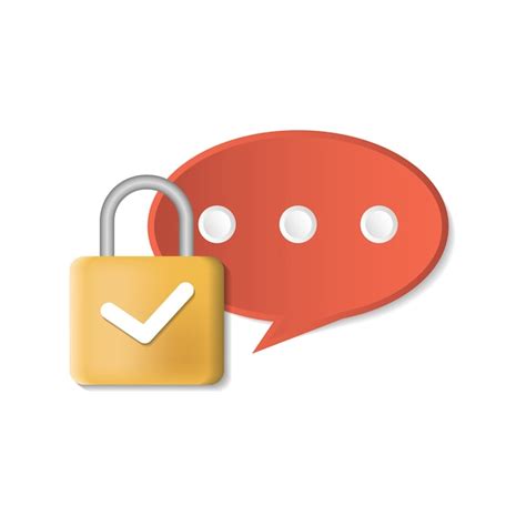 Premium Vector Encryption Message Icon 3d Illustration From Internet