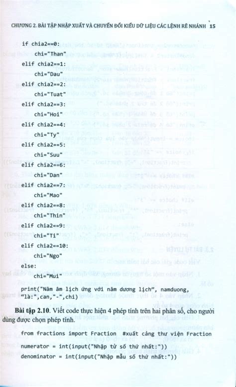 BÀi TẬp LẬp TrÌnh VỚi NgÔn NgỮ Python TỪ CƠ BẢn ĐẾn NÂng Cao Tập 1