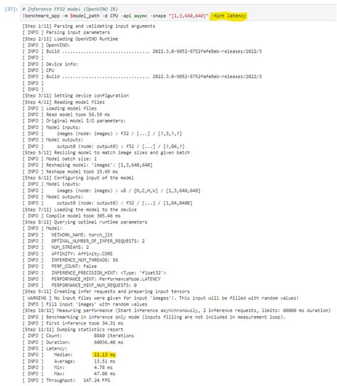 Add OpenVINO Benchmarking Code Issue Ultralytics Ultralytics GitHub