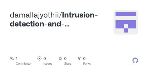 Github Damallajyothii Intrusion Detection And Prevention System