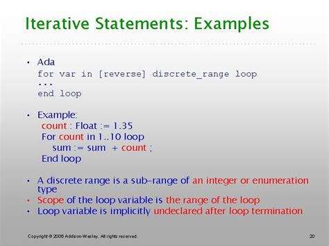 Chapter 8 Topics Introduction Selection Statements Iterative Statements