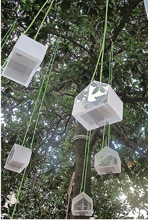A Library That Hangs From A Tree Library Tiny Library Little Free