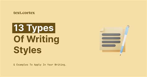 The Main Types Of Writing Styles And How To Use Them As A 52 Off